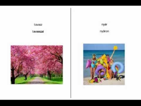 Hungarian Through Pictures - Lesson 8 - Months, Days, Seasons