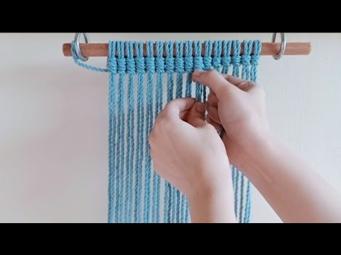 Macrame Wall Hanging Simple Design - Easy Macrame Pattern Tutorial 2024