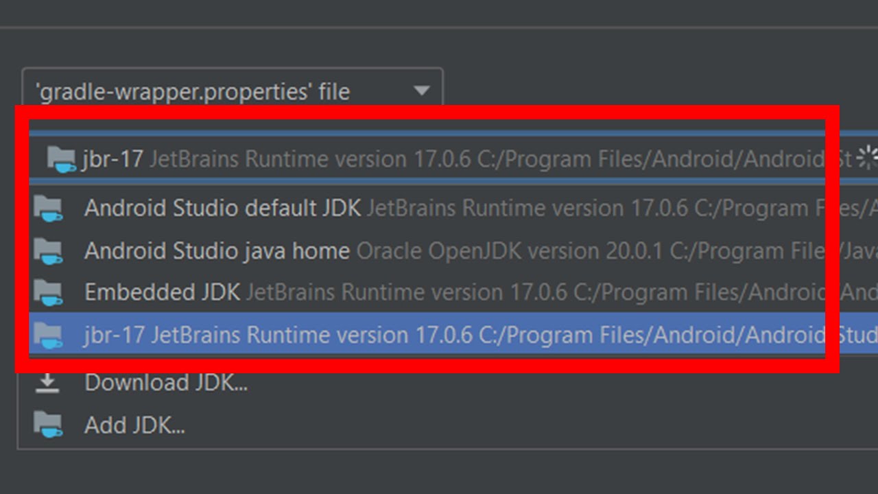 How to Change JDK Version for Gradle in Android Studio (2023 Update)