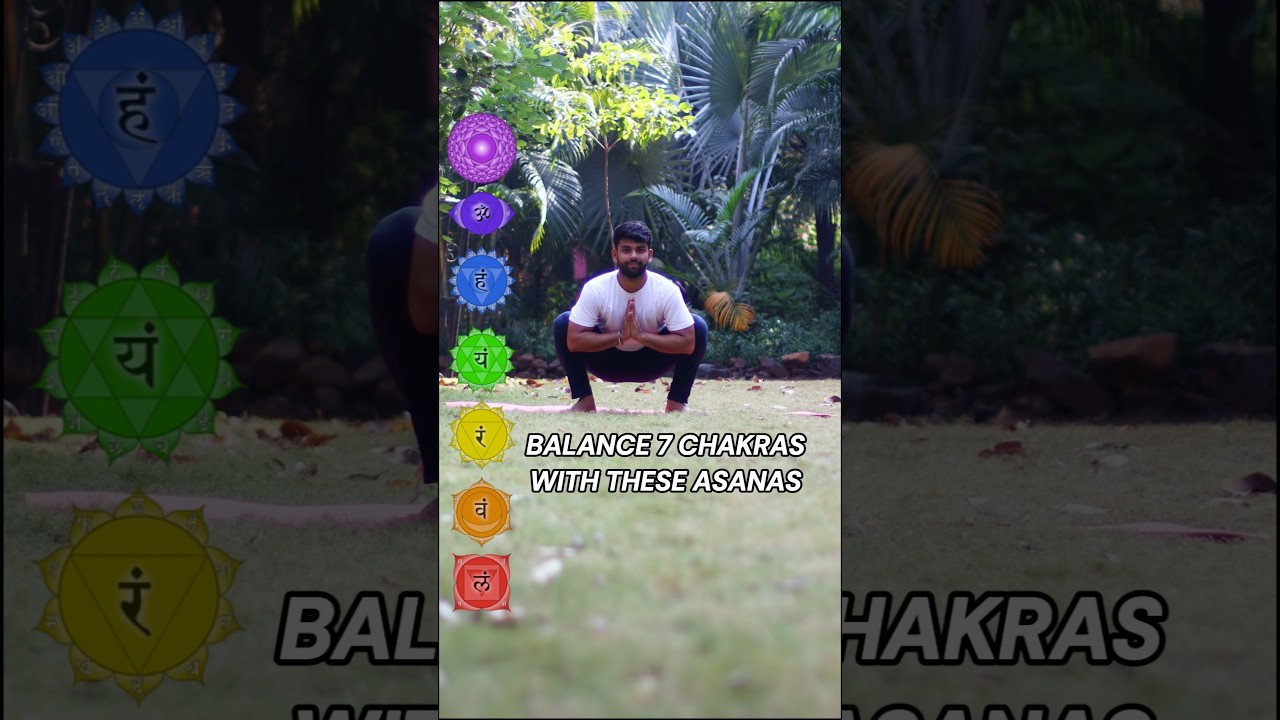 Asana for 7 Chakras #yogaposes #chakraactivation #chakras