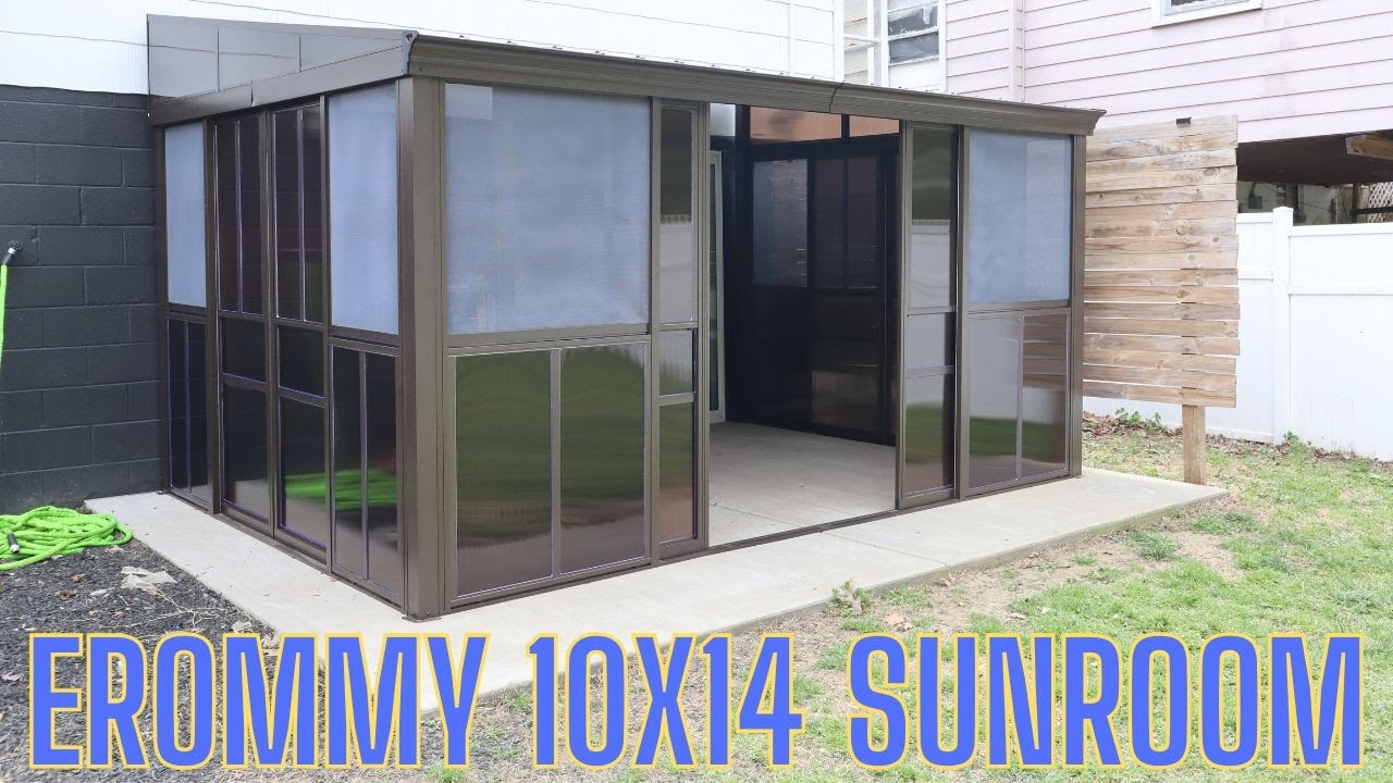 UNBOXING & ASSEMBLY of the Erommy 10x14 Sunroom | Full Build Guide & Pro Tips!