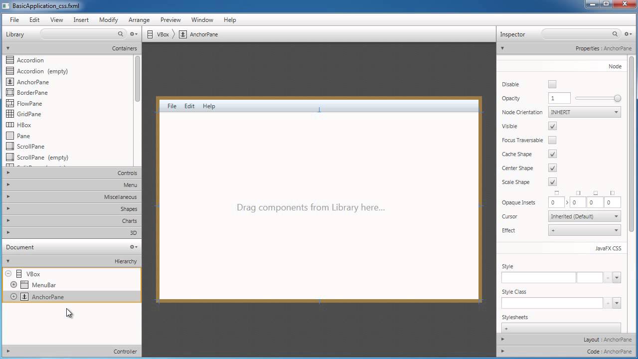 JavaFX Java GUI Tutorial - 34 - Scene Builder