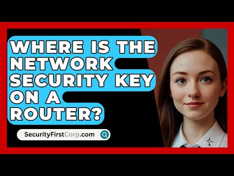 Where Is The Network Security Key On A Router? - SecurityFirstCorp.com