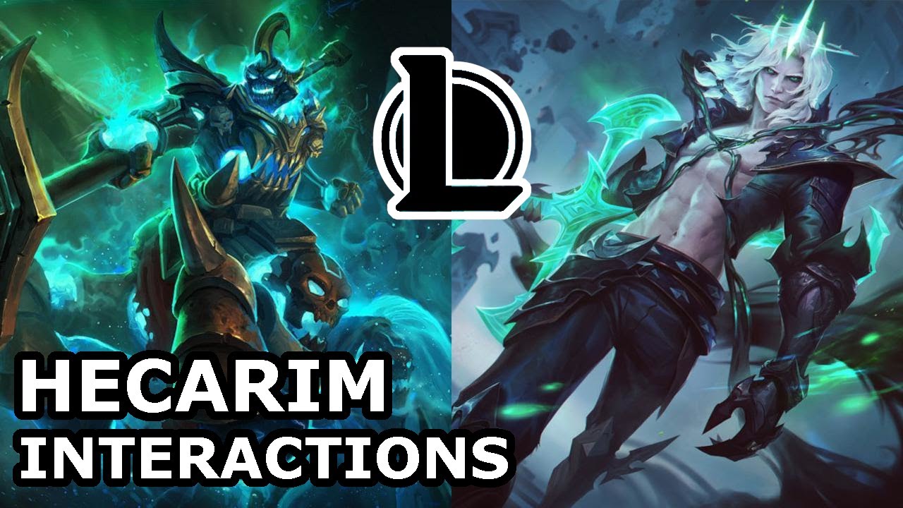 Hecarim Interactions with Other Champions | ALWAYS SERVING VIEGO | League of Legends Quotes
