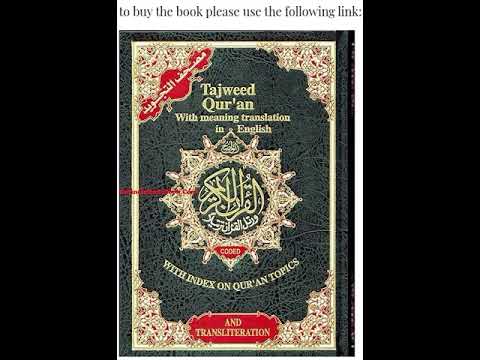 Tajweed Quran with Meaning Translation in English and Transliteration: With Index on Quran Topics