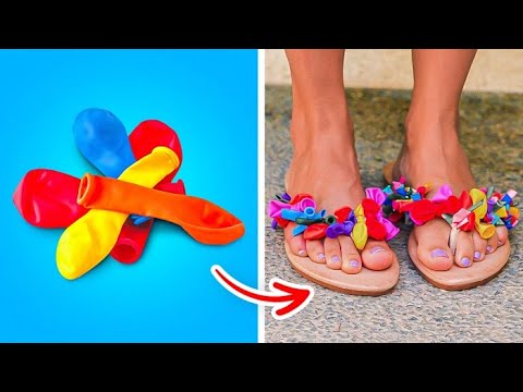 INCREÍBLES TRUCOS CON GLOBOS PARA EL VERANO || MANUALIDADES ÚTILES CON ...