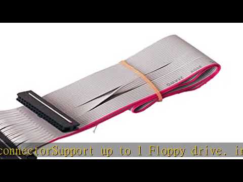 IAENCLOSURES CAB-FDD2MIN12 12 inch Floppy Drive Cable for Industrial Computer Board. (1) 34 Pin 2.0