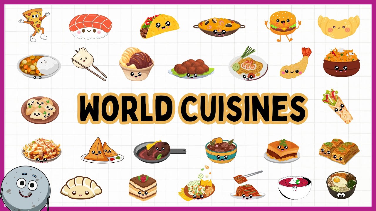 29 World Cuisines for Kids - Learn About Food from Different Cultures for Children