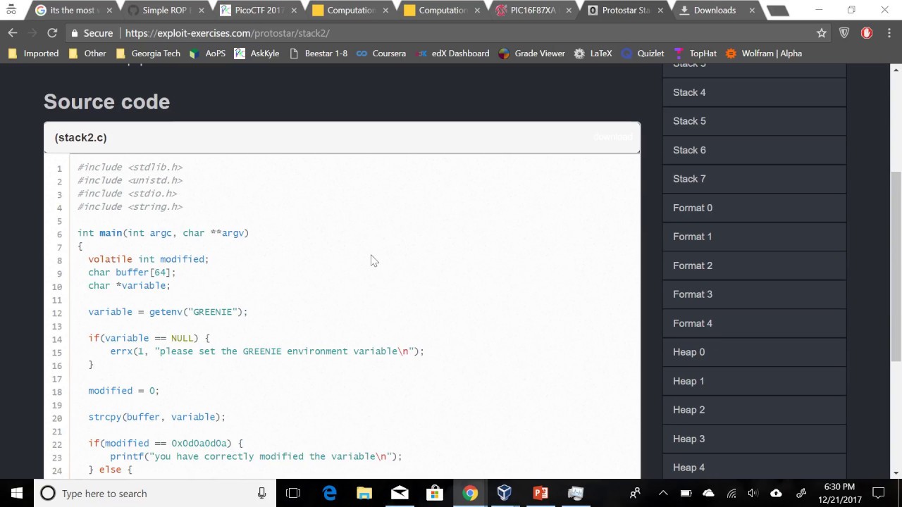 Exploit-Exercises Protostar Stack2 Exploit