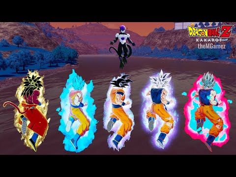 New Goku All Forms & Ultimate Attacks - Dragon Ball Z Kakarot Mods (4K 60Fps)