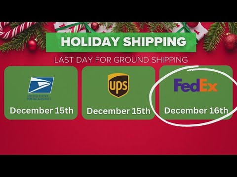 2023 holiday shipping dates to know