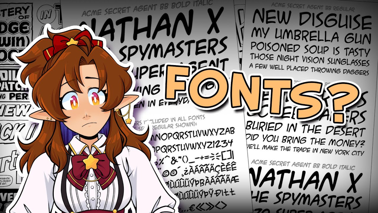What Fonts to Use for Comics?