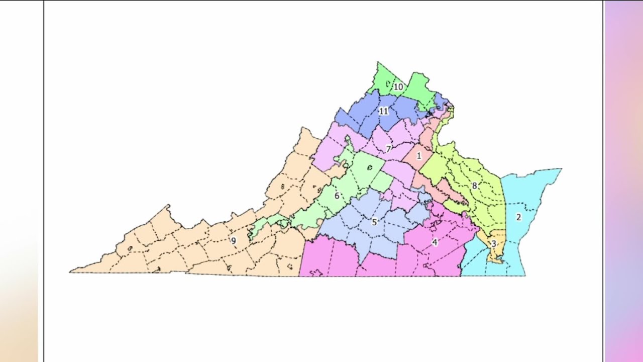 Virginia Democrats release congressional redistricting map