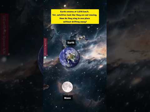 Earth Moves, Why Do Satellites Seem Fixed?"