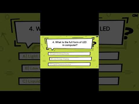 What is the full form of LED in computer? | Great Mind Official