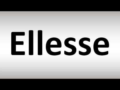 How to Pronounce Ellesse
