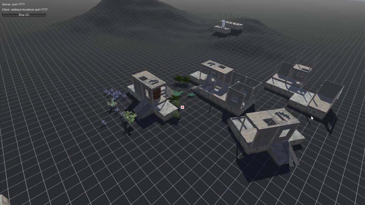 [Unet] Basic Unet multiplayer base building system - Unity