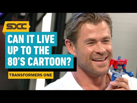 Transformers One Cast On Living Up To The 80s Cartoon | Comic Con 2024