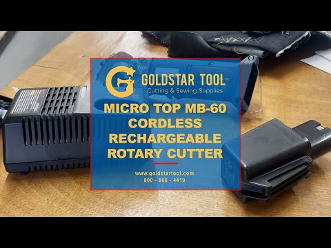 Product Showcase - Micro Top MB-60 Cordless Rotary Cutter - Goldstartool.com - 800-868-4419