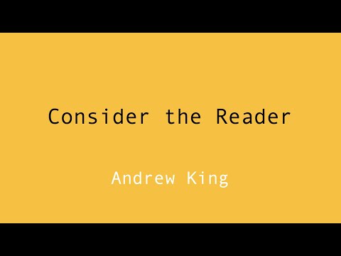 Consider the Reader