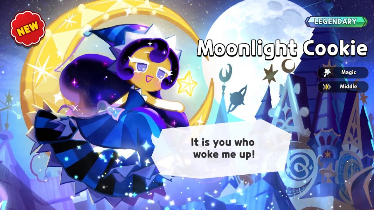 Moonlight Cookie gacha pull animation ✨🌙💫
