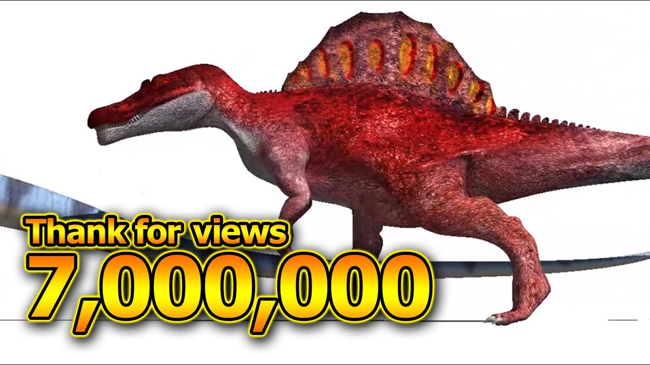 [ Size Comparison ] Dinosaurs From TV Serie Dinomaster