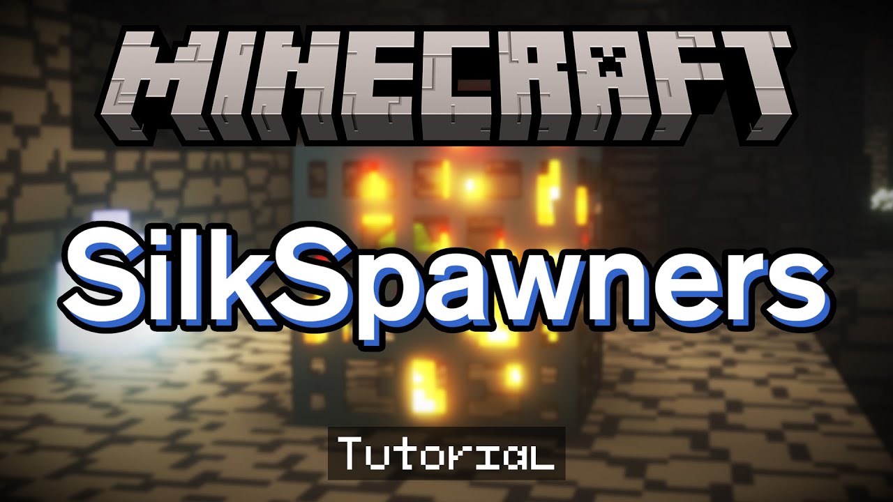 Get Mineable Spawners In Minecraft Using SilkSpawners (Tutorial)