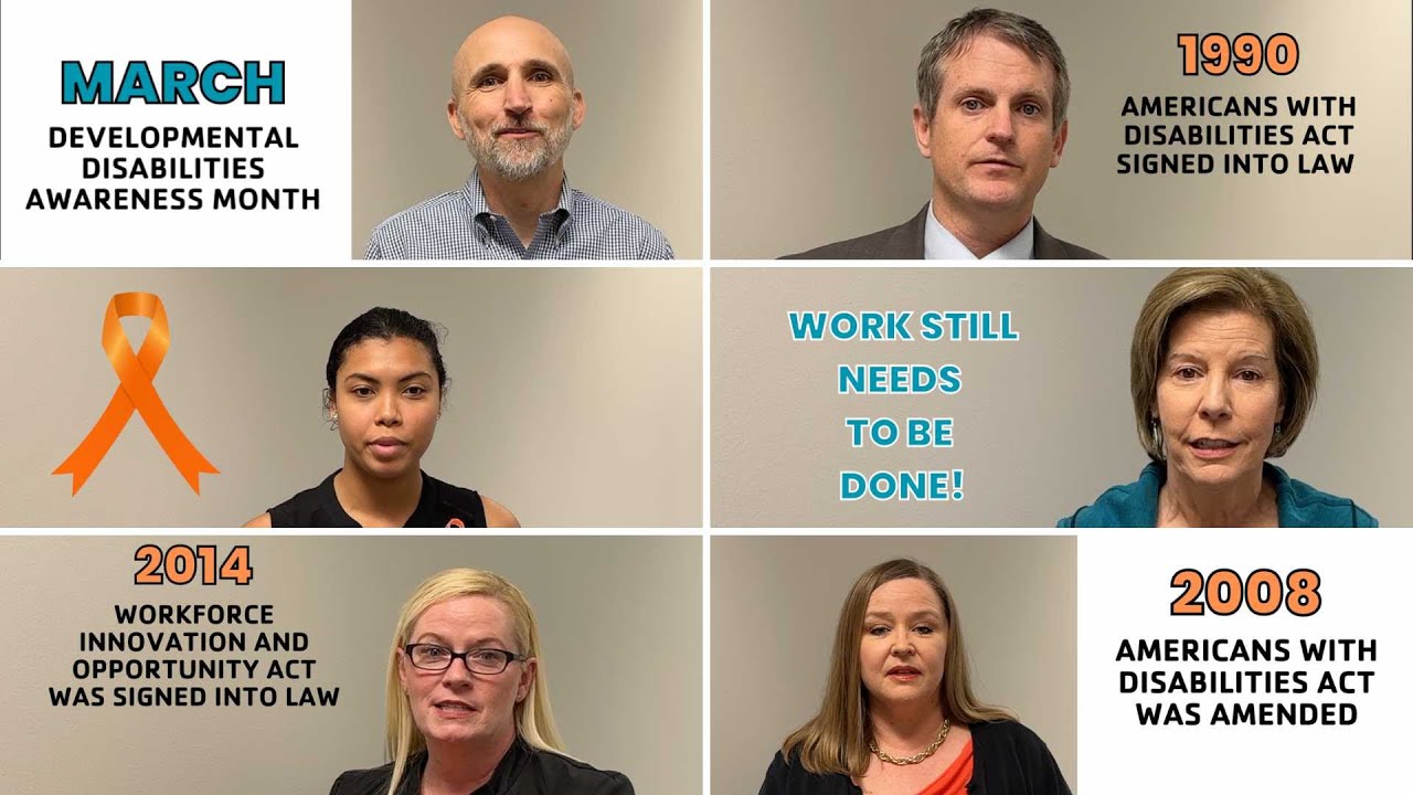 March is Developmental Disability Awareness Month