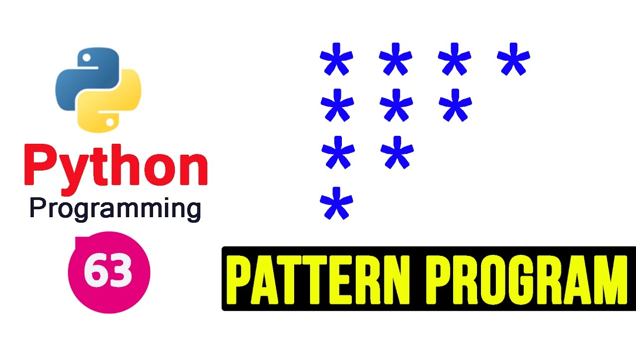 Python Pattern Program - Printing Stars '*' in Right Angle Triangle Shape
