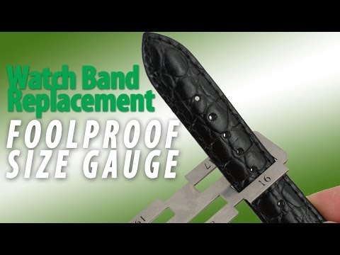 Watch Band Measuring Gauge Tool for Straps and Watch Bracelets