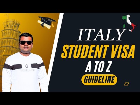 Italy Student Visa Application Full Process A to Z | Must Watch Before Applying! Student Visa 2025✈️