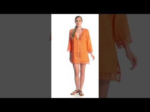 La Blanca Island Fare V-Neck Tunic | SwimOutlet.com