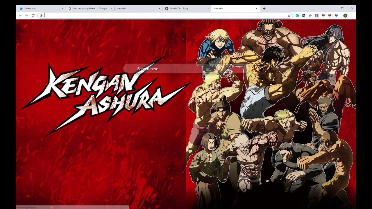 Great Kengan Ashura Wallpapers Collection New Tab For Fans
