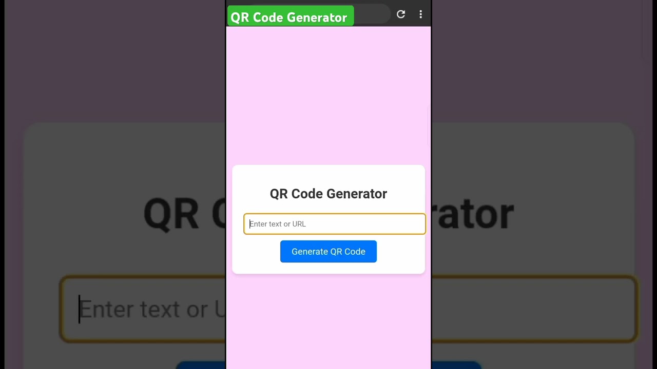 How to Create a QR Code Generator with HTML, CSS, and JavaScript | Full Tutorial