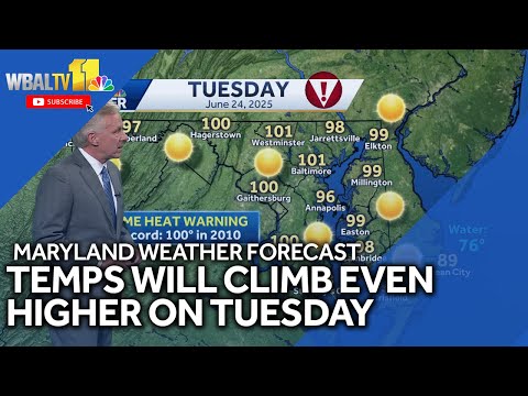 Maryland weather forecast: Temps rise even higher across region on Tuesday