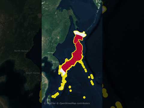 JAPAN MAP ANIMATION WITH CAPITAL IN AFTER EFFECTS #shorts