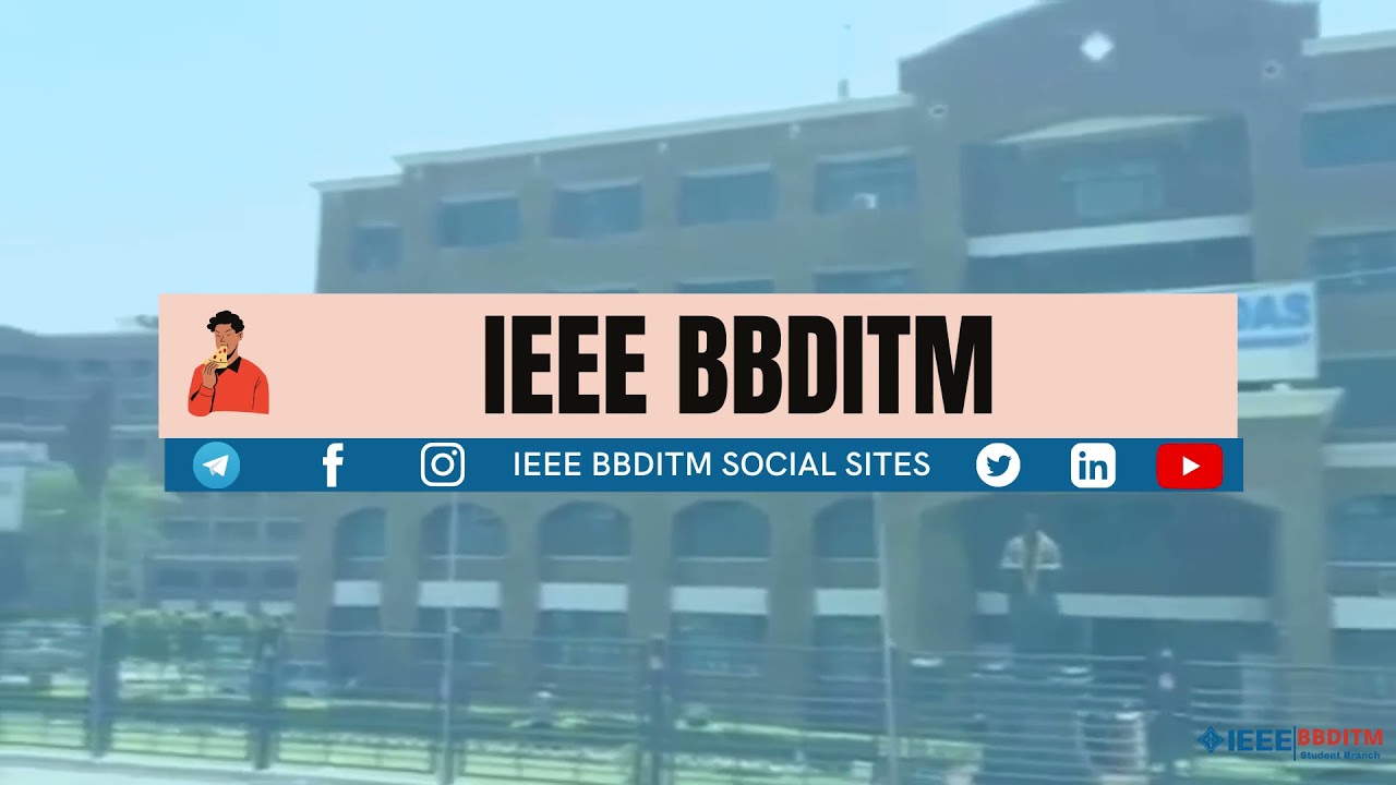 IEEE BBDITM SOCIAL SITES