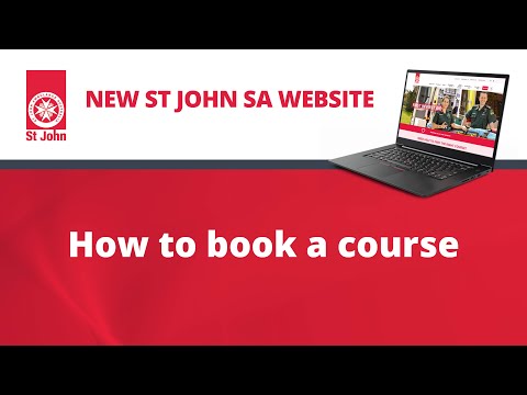 How to book a first aid training course with St John SA
