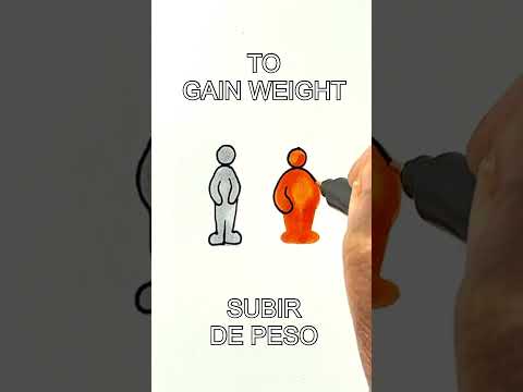 Learn Spanish! ¡Aprenda Inglés! TO GAIN WEIGHT : SUBIR DE PESO