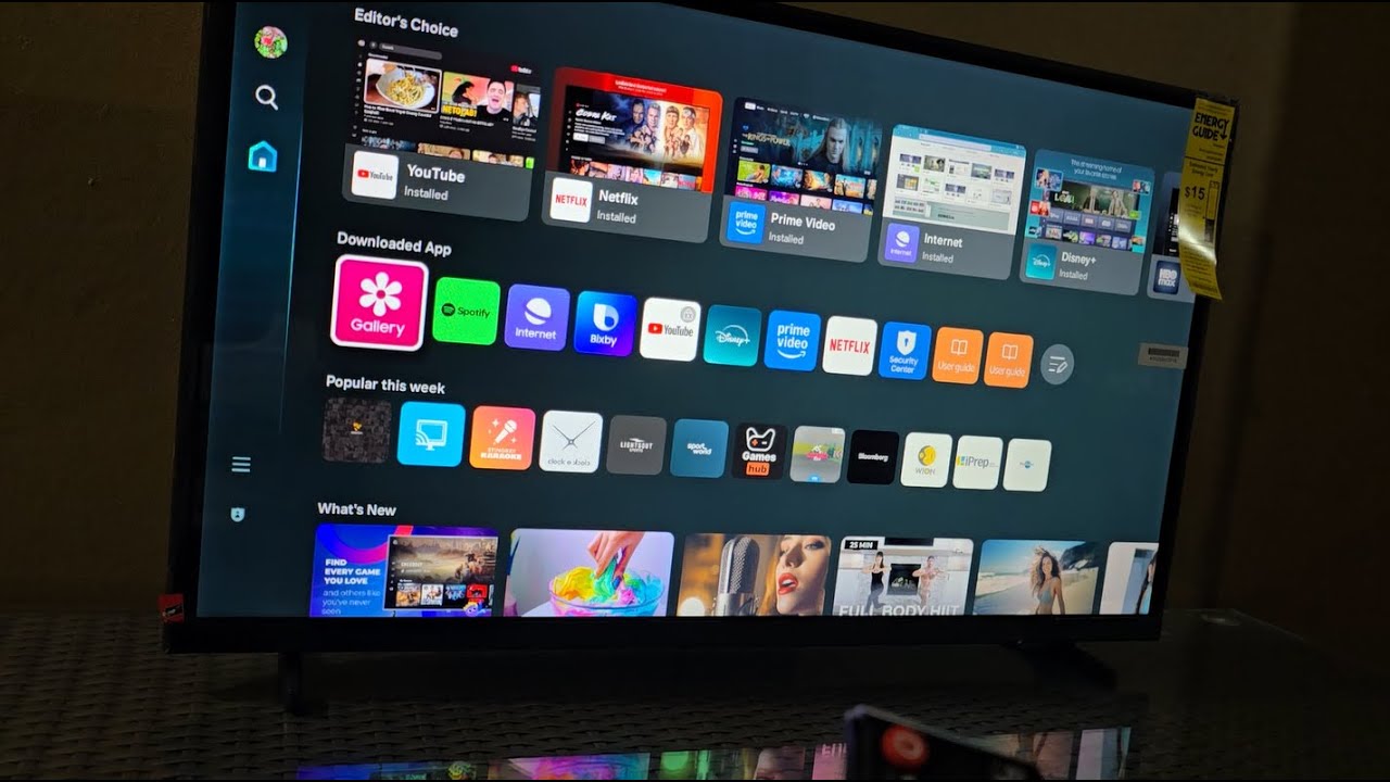 How to use Tizen on Samsung Tv