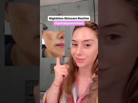 A Derm’s nighttime skincare routine for #hyperpigmentation #skincare routine #dermatologist