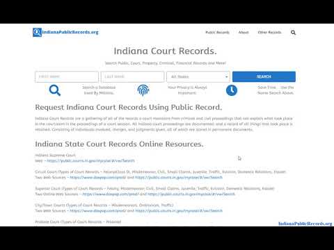 Indiana Mugshots (Official County Jail Arrest and State Prison Inmate Search).