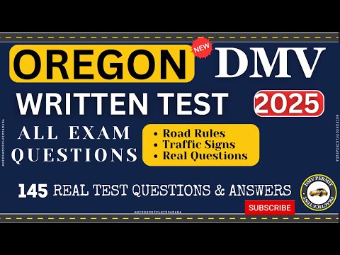 Oregon DMV Written Test 2025 | Oregon DMV permit test 2025 | DMV Oregon permit test 2025 | #oregon