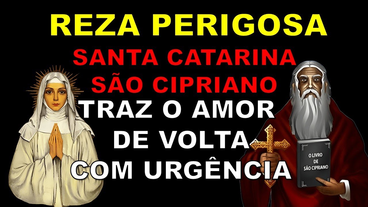 Prayer of Agony to Saint Catherine and Saint Cyprian so that he may have no peace until he return...