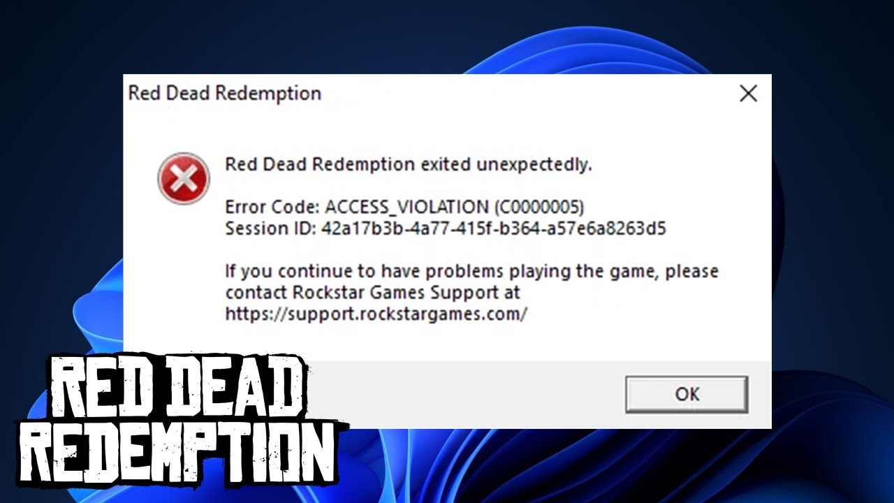 How to Fix Red Dead redemption (RDR 1) Access Violation (c0000005) Error