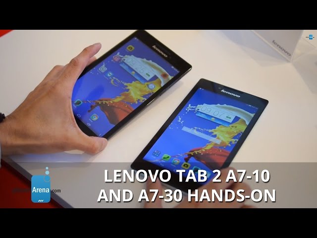 Lenovo Tab 2 A7-10 and A7-30: Hands-on - PhoneArena