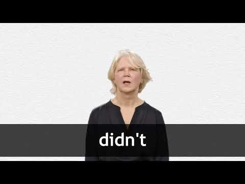 How to pronounce DIDN'T in American English