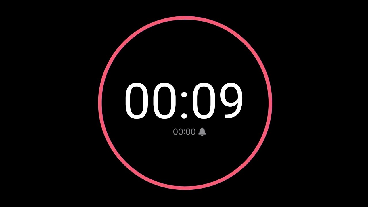 9 Second Countdown Timer / iPhone Timer Style