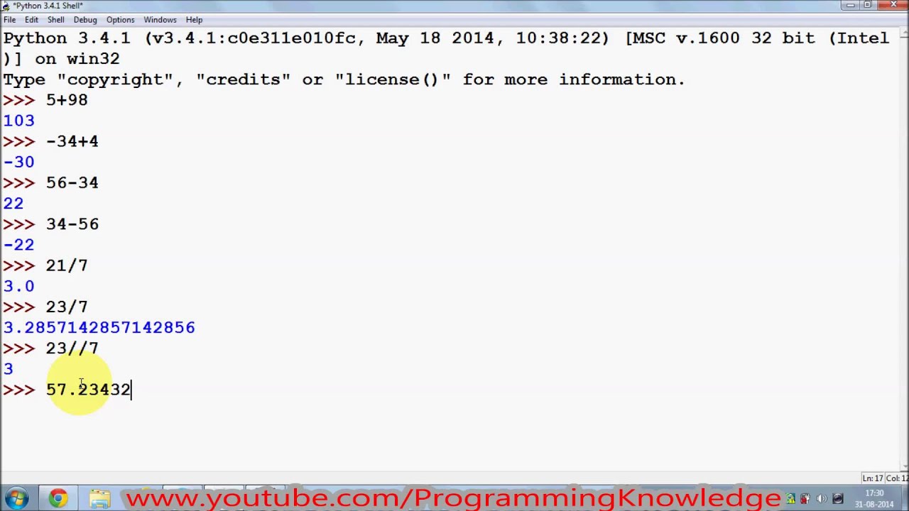 Python Tutorial for Beginners 2 - Numbers and Math in Python