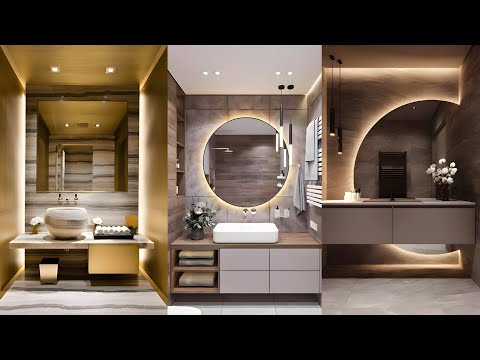 +100 BATHROOM MIRROR DESIGN IDEAS 2025 - MODERN BATHROOM DECOR USING MIRRORS - WALL MIRRORS DESIGNS